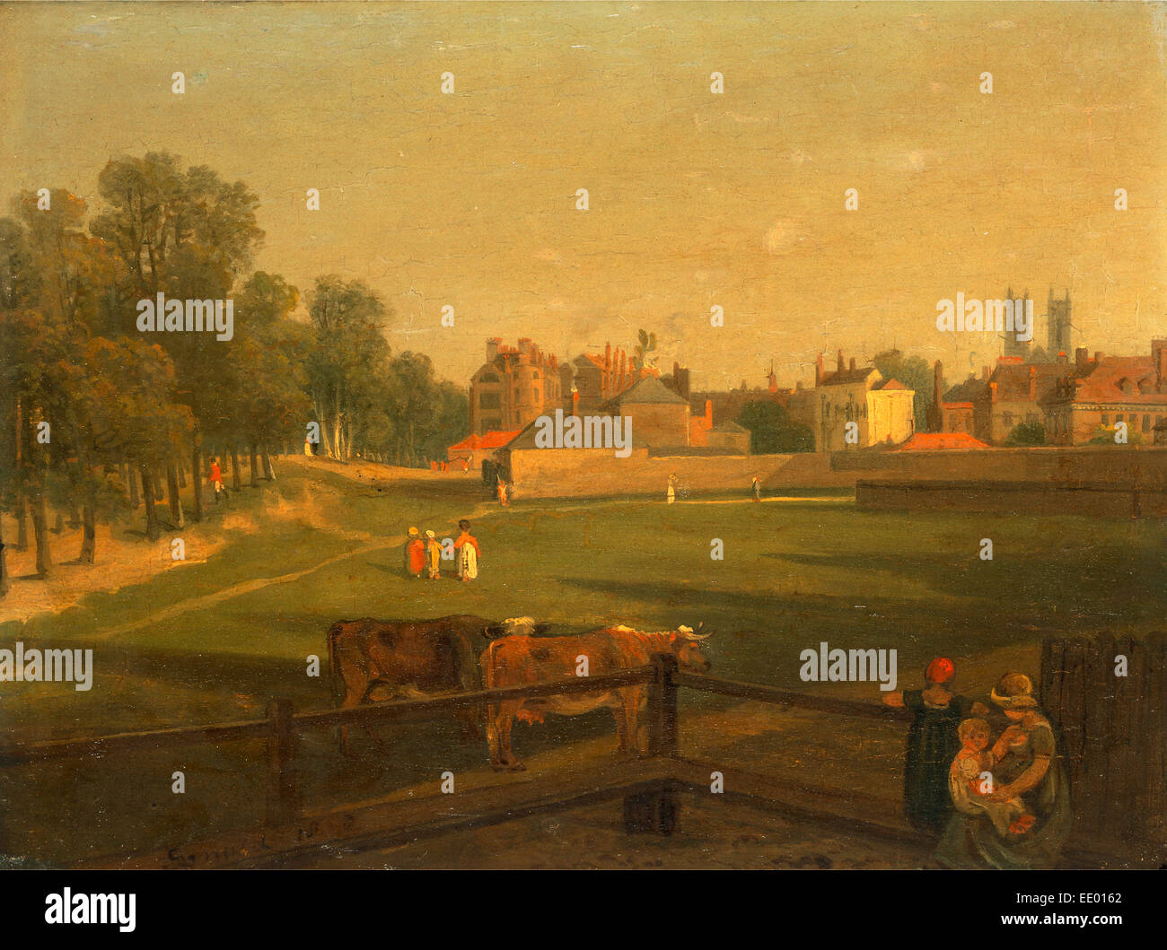 A Western View of part of Westminster and Bird Cage Walk taken from the ...
