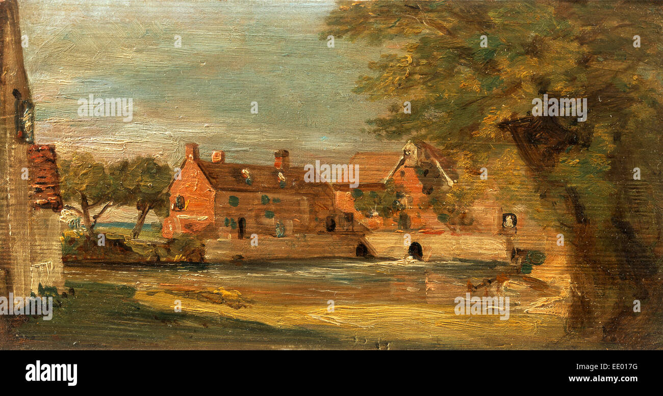 Flatford Mill, John Constable, 1776-1837, British Stock Photo - Alamy