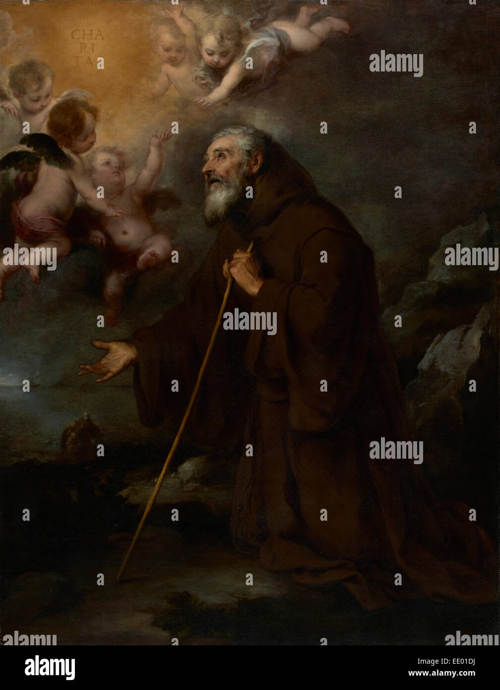 The Vision of Saint Francis of Paola; Bartolomé Esteban Murillo ...