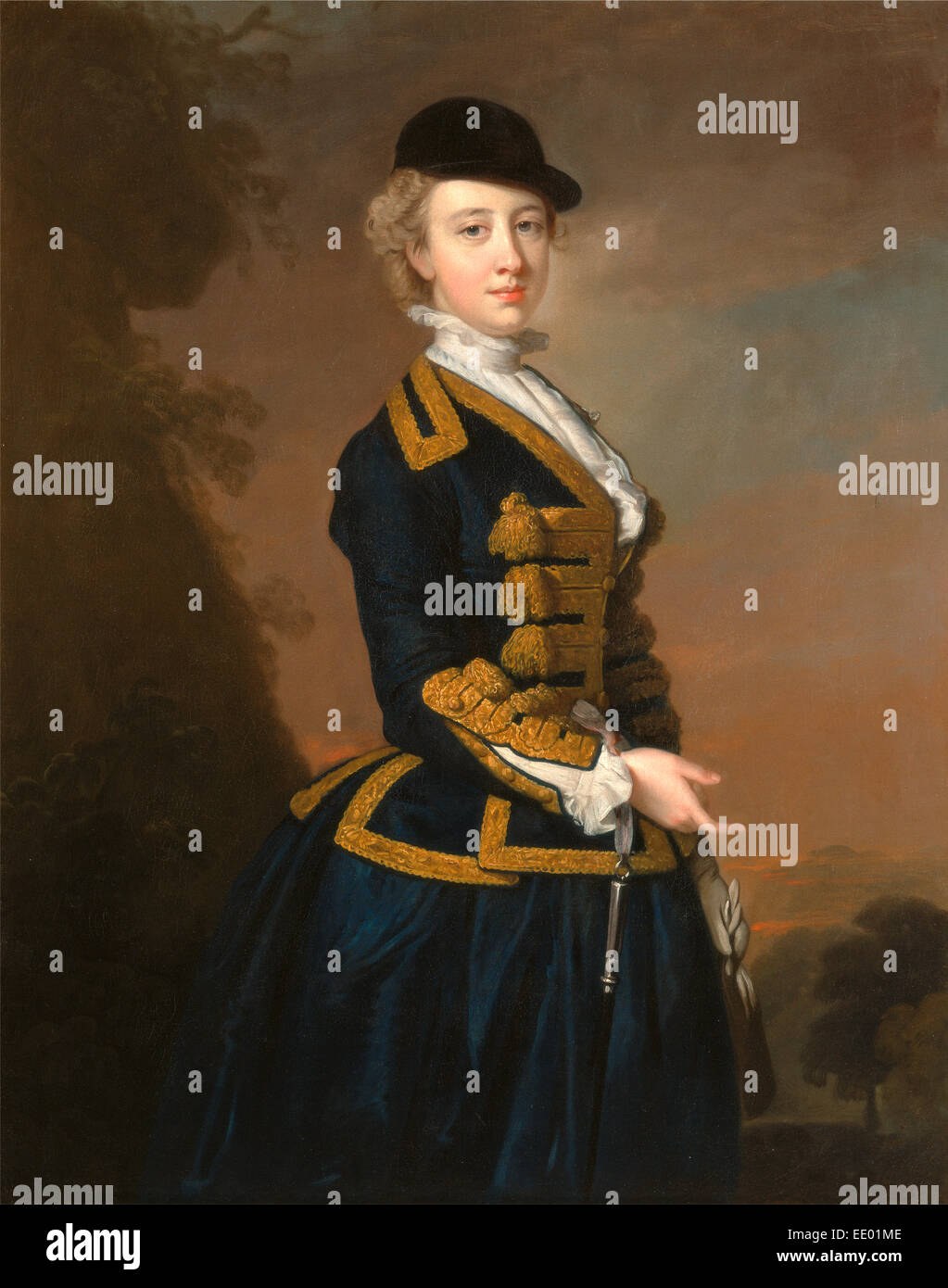 Portrait of a Young Woman of the Fortesque Family of Devon Portrait of ...
