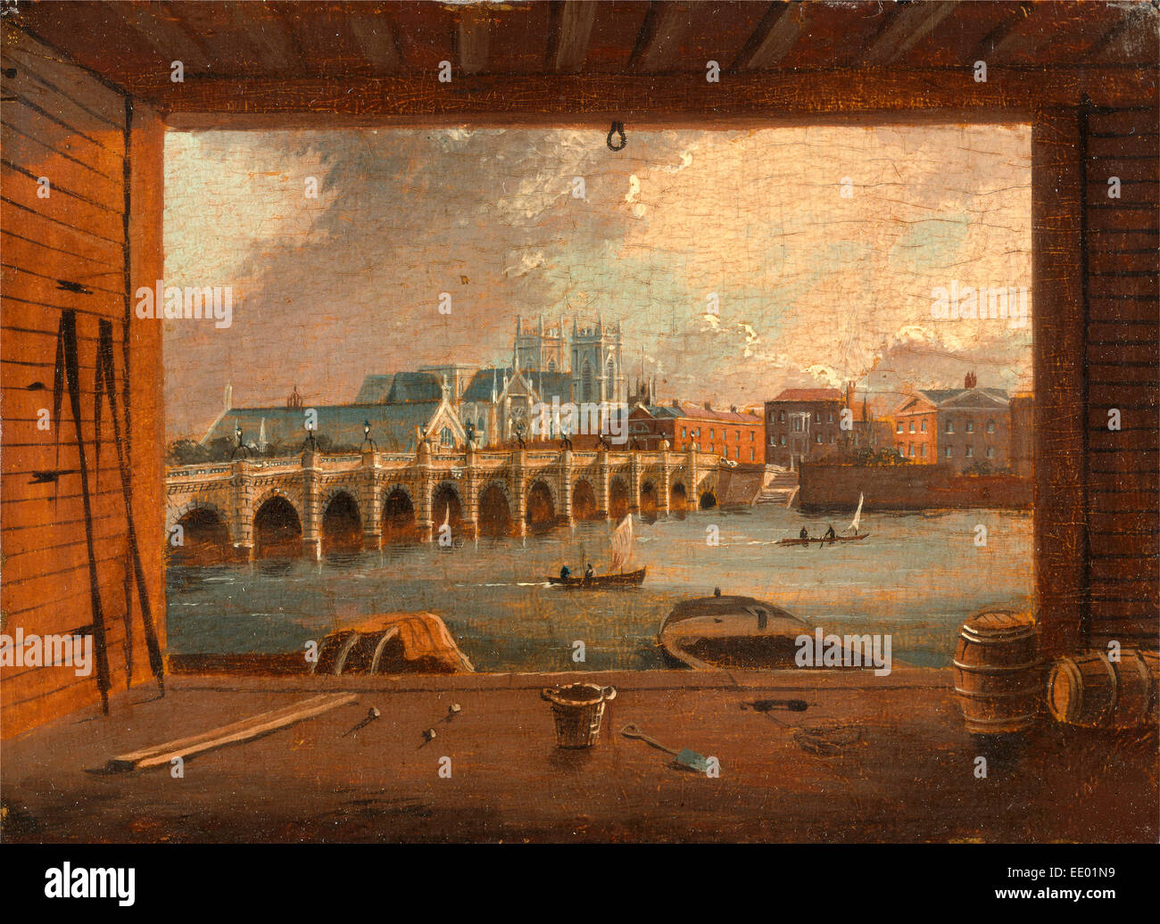 A View of Westminster Bridge, London, Daniel Turner, active 1782-1805 ...