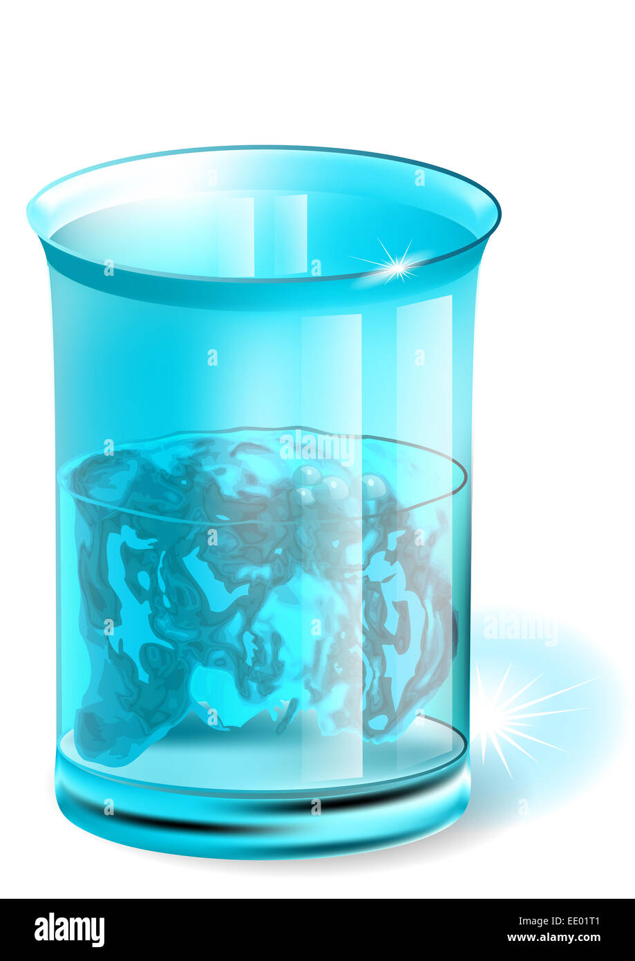 Mixing experiment Cut Out Stock Images & Pictures - Alamy