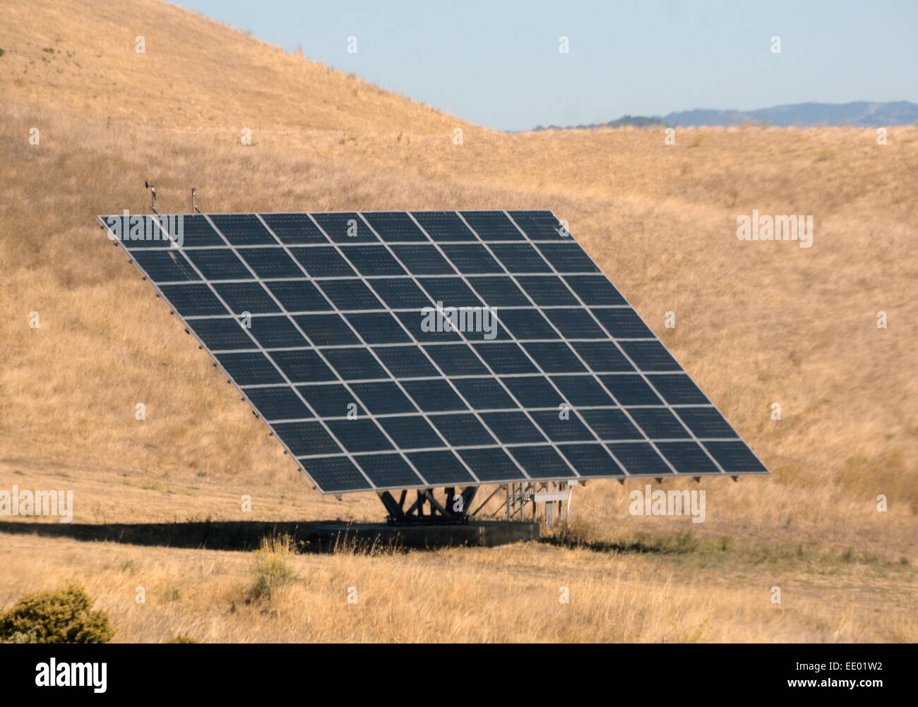 Large solar panel on a roadside in California Stock Photo - Alamy