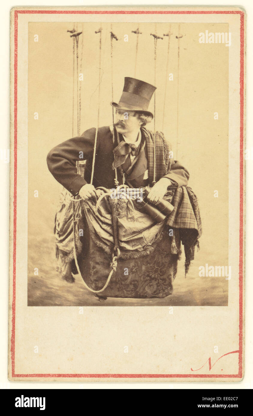 [Felix Nadar in the Gondola of a Balloon]; Nadar [Gaspard Félix ...