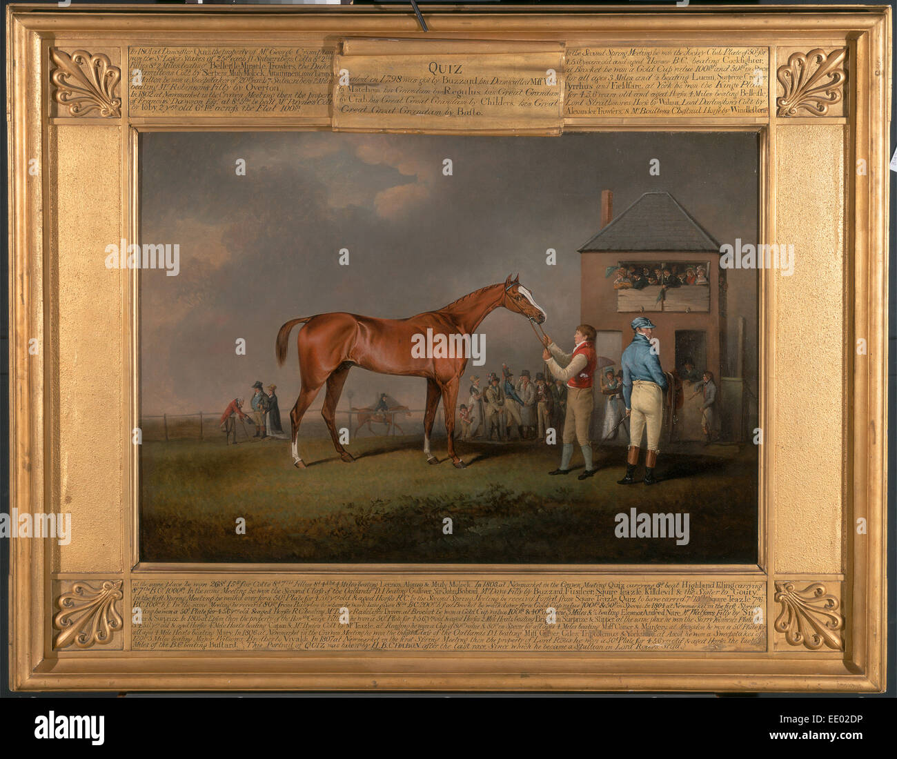 Quiz, After His Last Race at Newmarket Portrait of `Quiz', the property ...