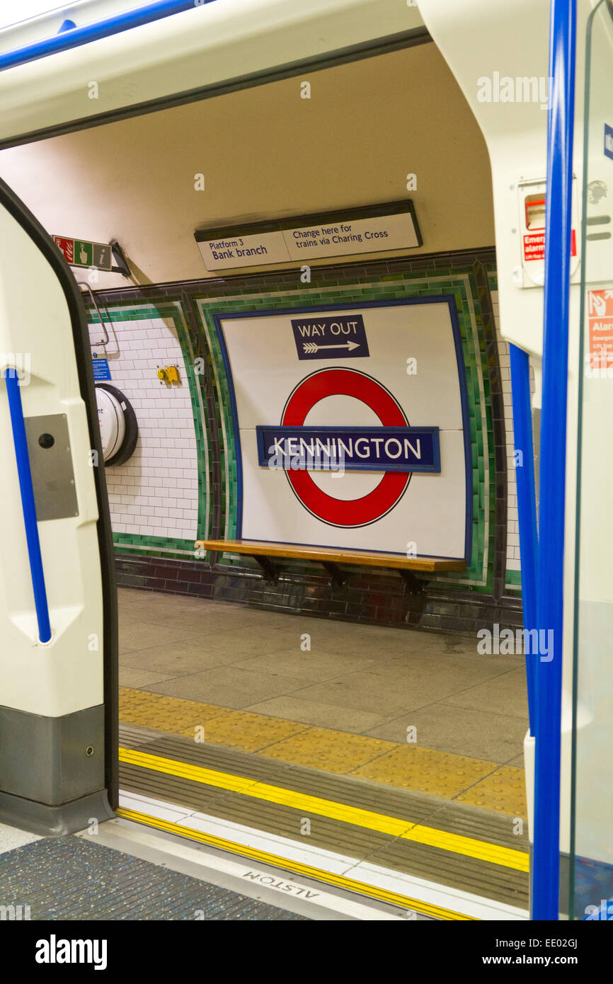 Kennington Underground Station on the Northern Line in London Stock ...