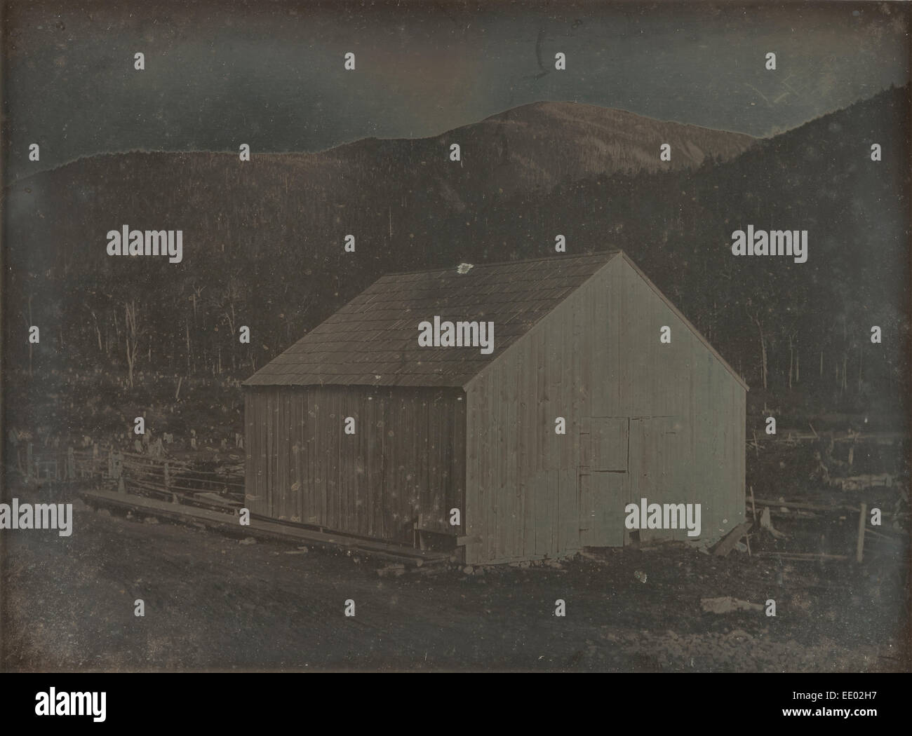 Barn in Hart's Location, New Hampshire; Dr. Samuel A. Bemis, American ...