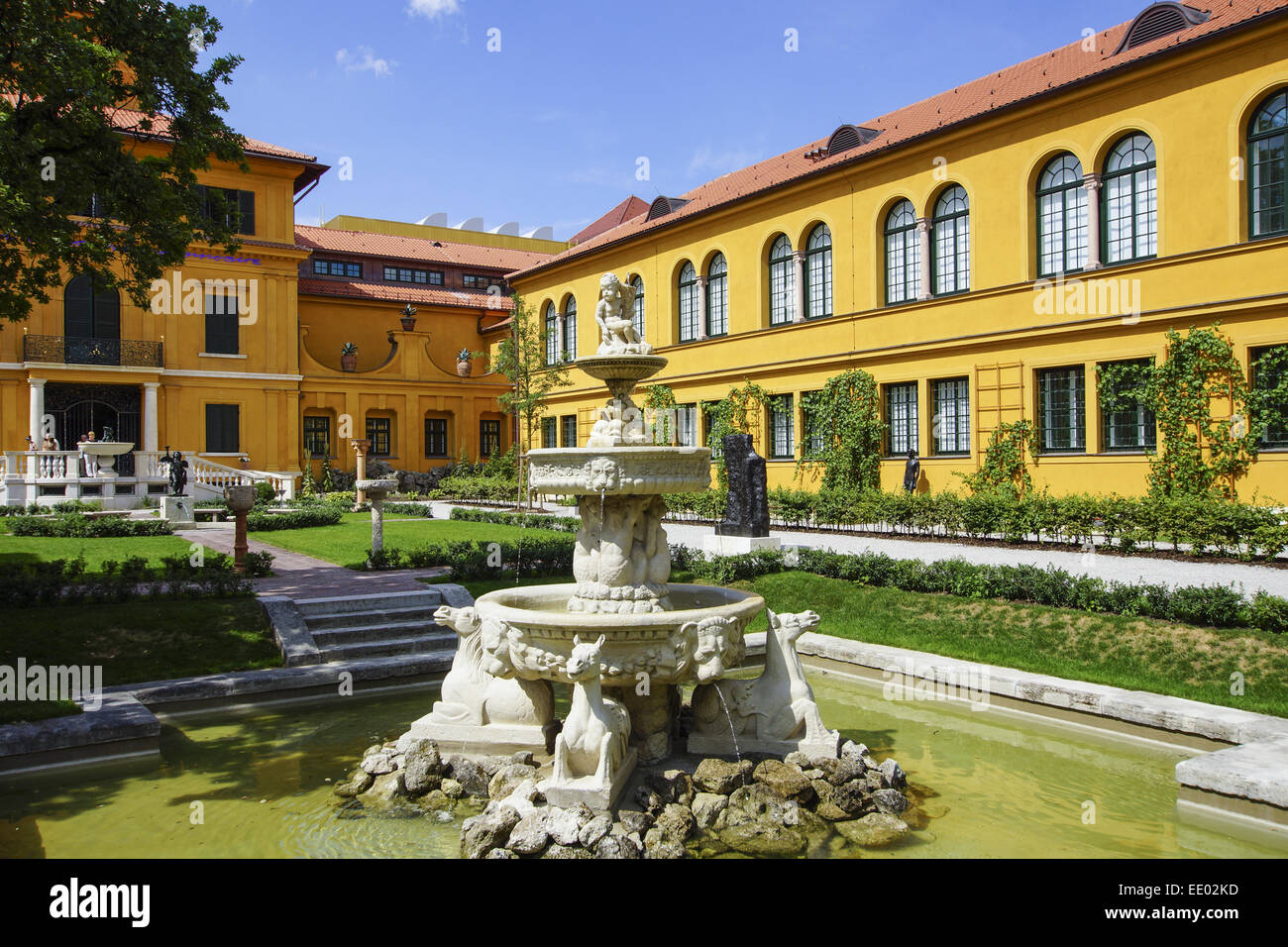Das neu renovierte Lenbachhaus in München, Museum, Bayern Oberbayern ...