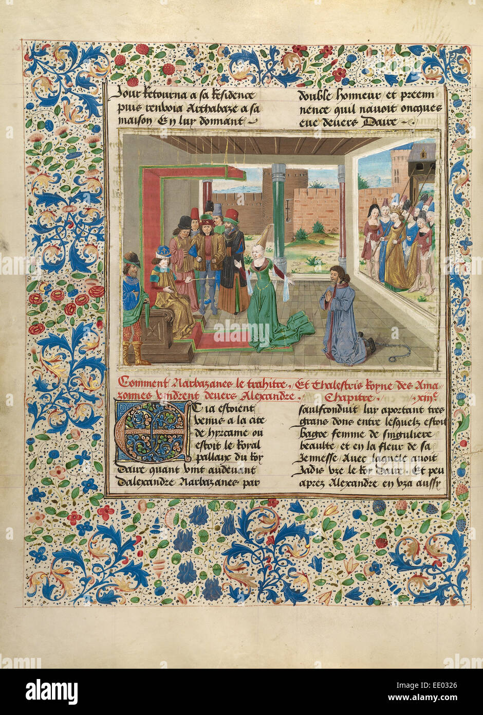 Bagoas Pleads on Behalf of Nabarzanes; Master of the Jardin de ...