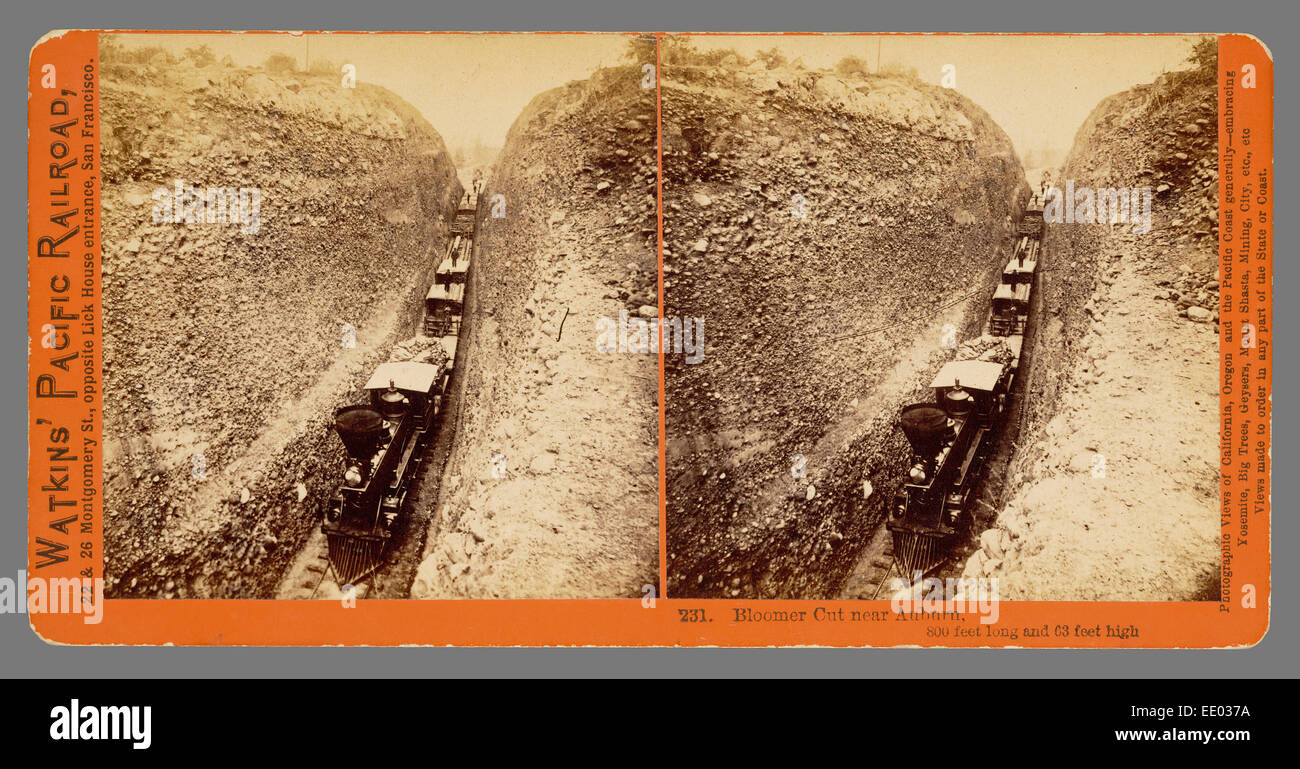 Bloomer Cut near Auburn, 800 feet long and 63 feet high.; Alfred A ...