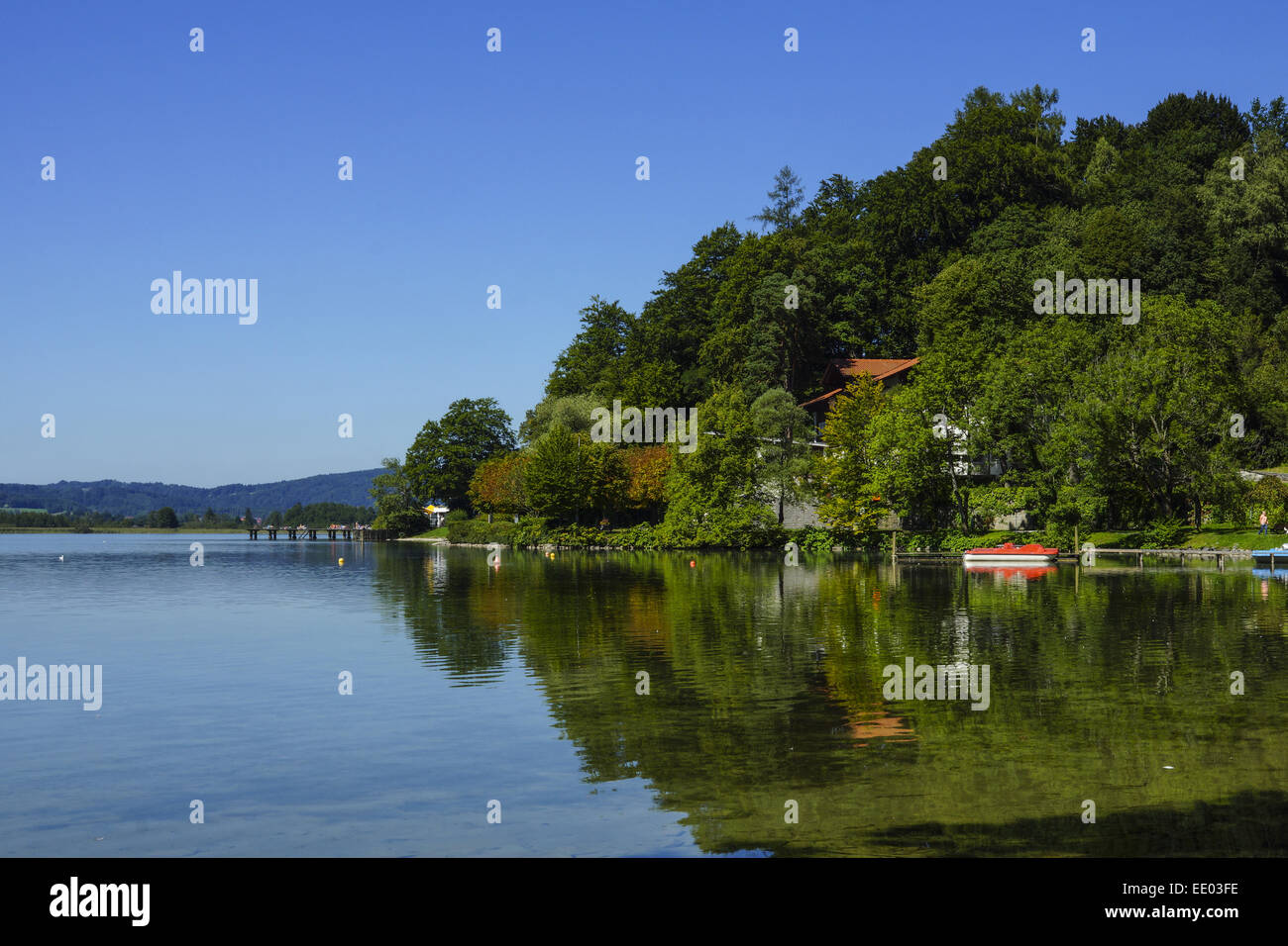 Kochelsee, Kochel am See, Bayern, Oberbayern, Deutschland, Bavaria, Upper Bavaria, Germany ...