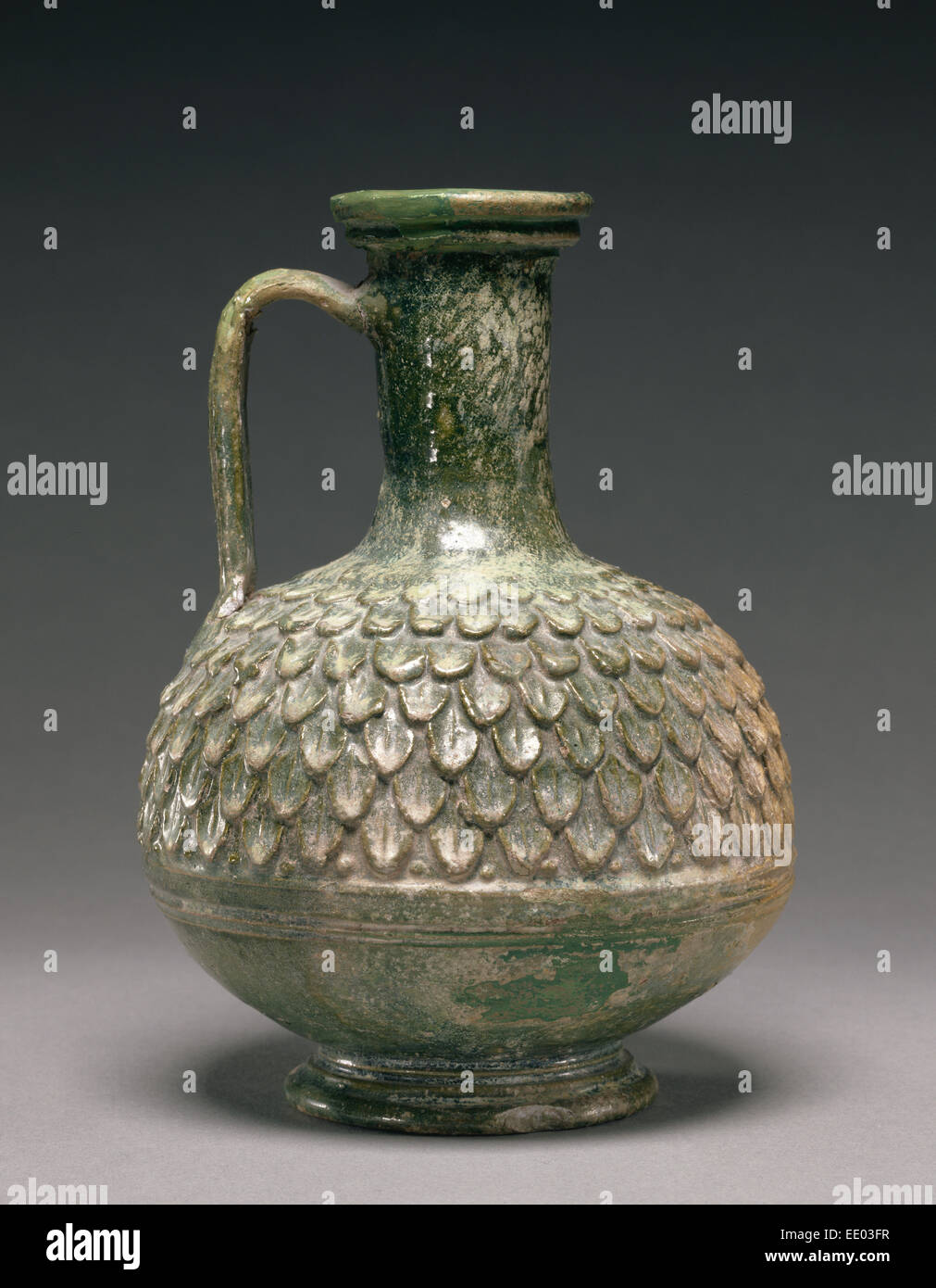 Lead-Glazed Jug; Unknown; Roman Empire; 50 B.C. - A.D. 50; Terracotta ...