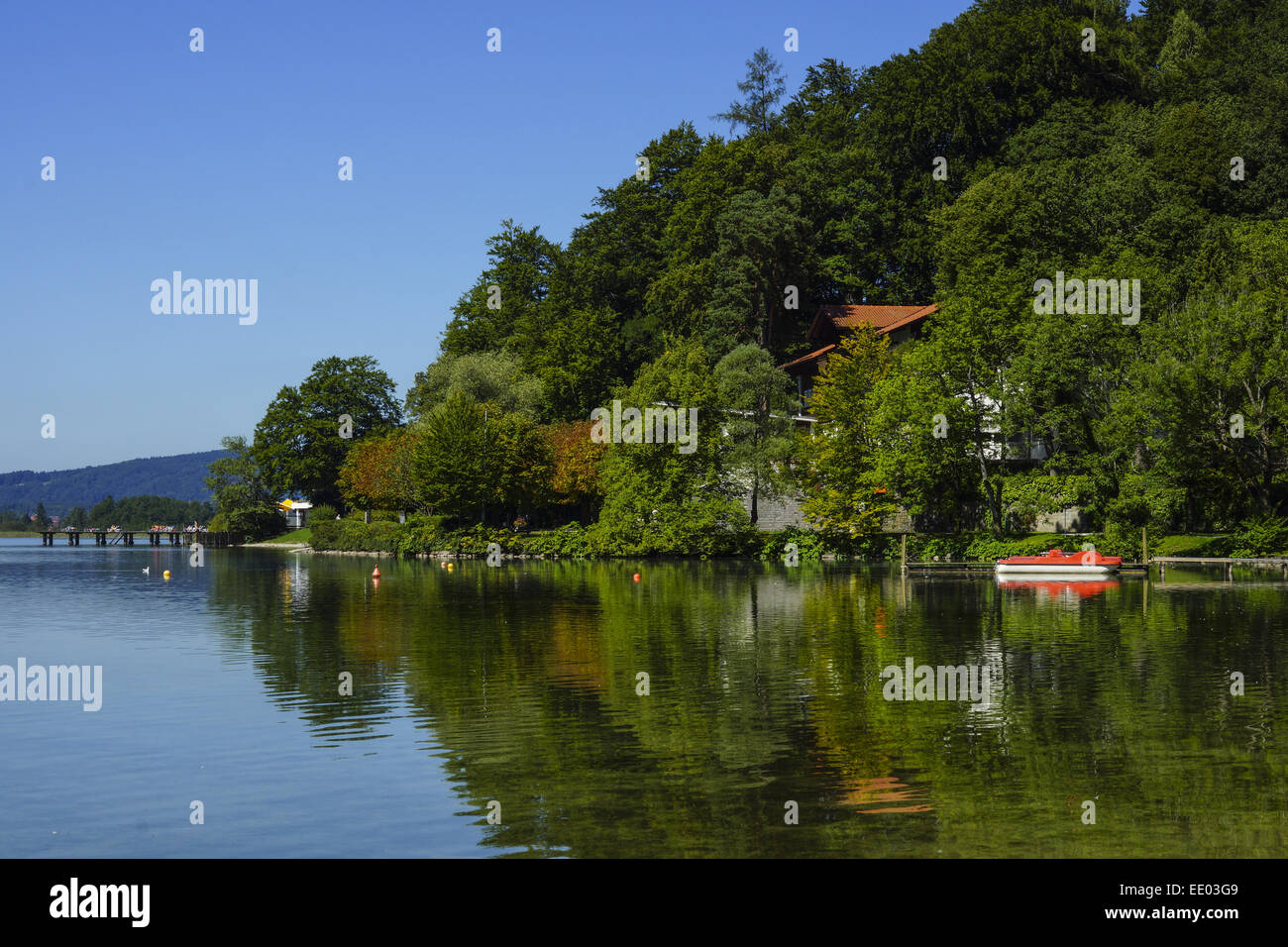 Kochelsee, Kochel am See, Bayern, Oberbayern, Deutschland, Bavaria, Upper Bavaria, Germany ...