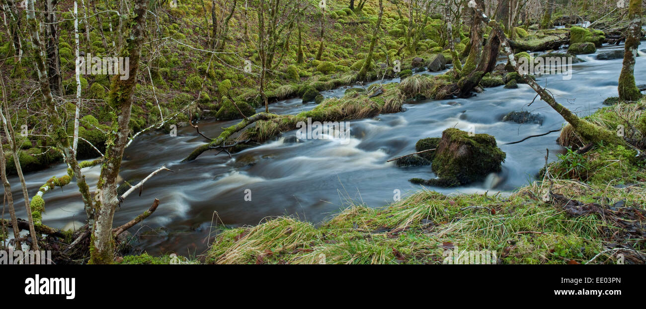 The Pass of Inverfarigaig Panoramic Stock Photo - Alamy