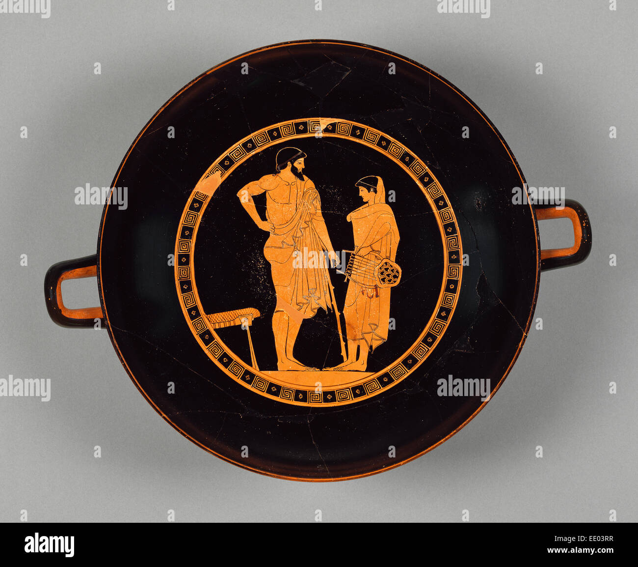 Attic Red-Figure Cup; Douris, Greek (Attic), active 500 - 460 B.C., and ...