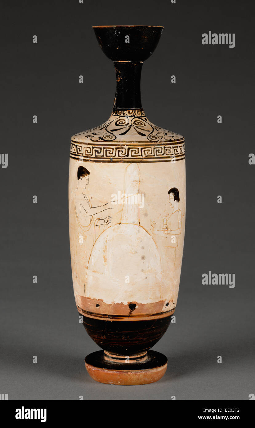 Attic White-Ground Lekythos; Painter of Athens 1826, Greek (Attic ...