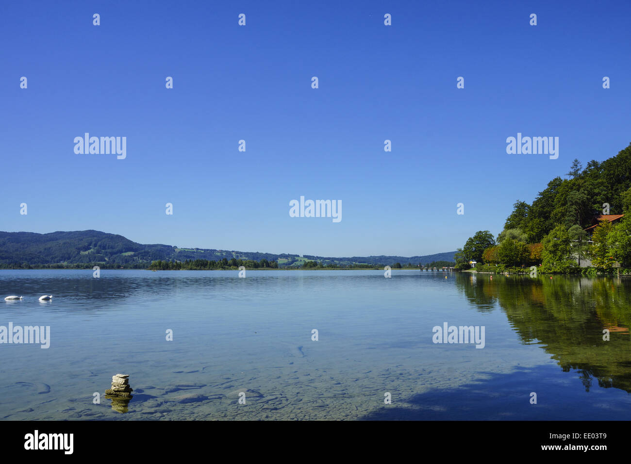 Kochelsee, Kochel am See, Bayern, Oberbayern, Deutschland, Bavaria, Upper Bavaria, Germany ...