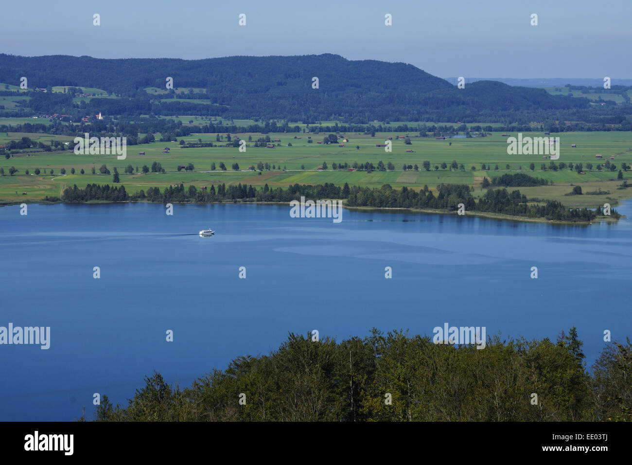 Kochelsee, Kochel am See, Bayern, Oberbayern, Deutschland, Bavaria, Upper Bavaria, Germany ...