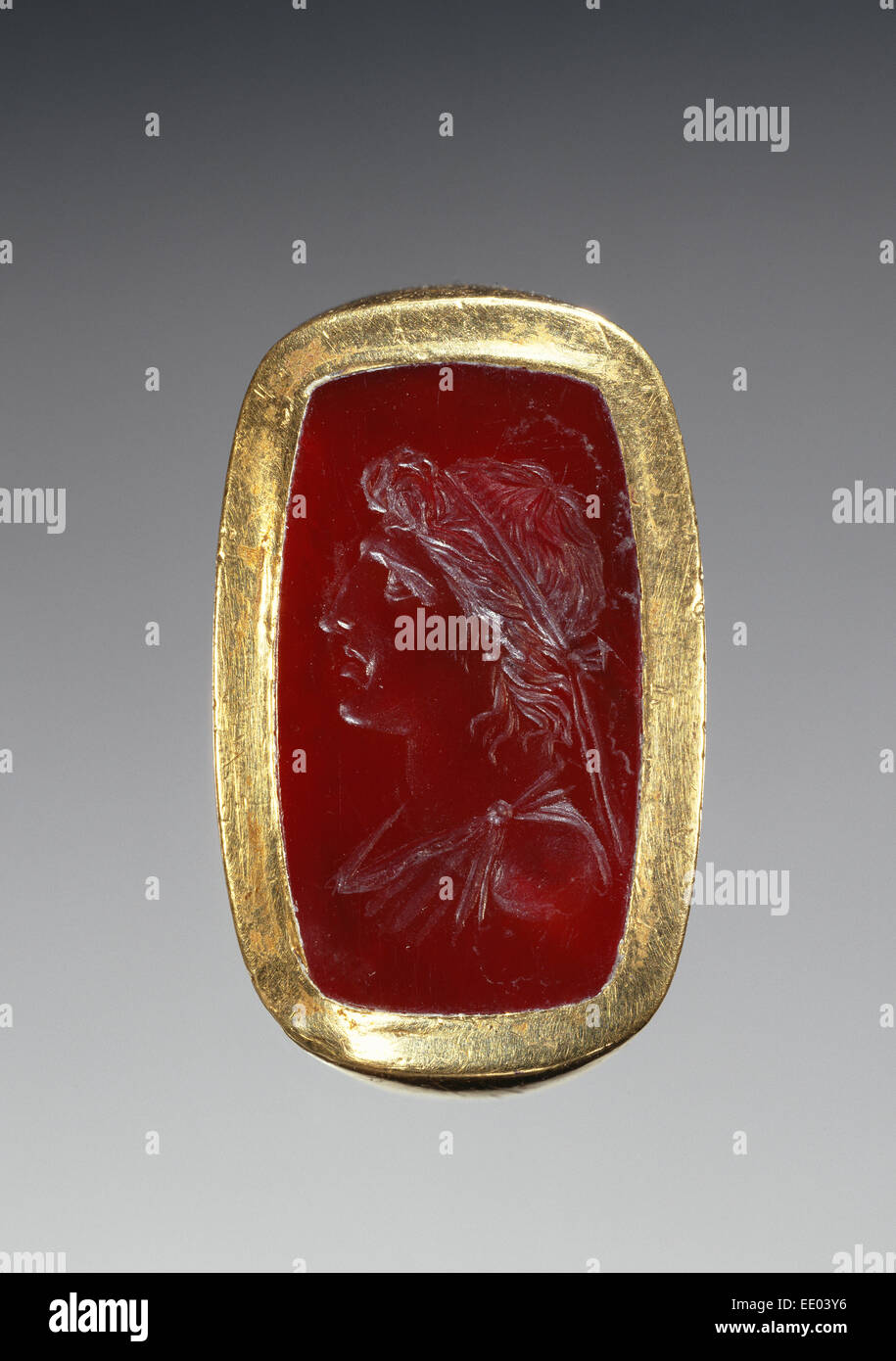 Engraved Gem Inset Into a Hollow Ring; Unknown; Roman Empire; 1st ...