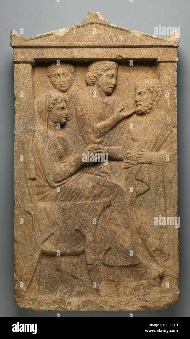 Grave Naiskos of Sime; Unknown; Greece, Attica, Europe; about 320 B.C ...