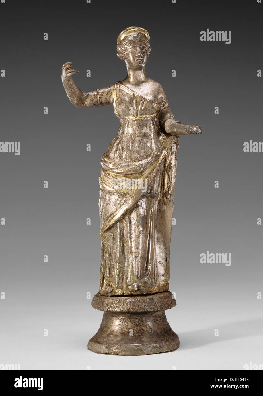 Statuette of Venus; Unknown; Roman Empire; 2nd - 3rd century; Silver ...