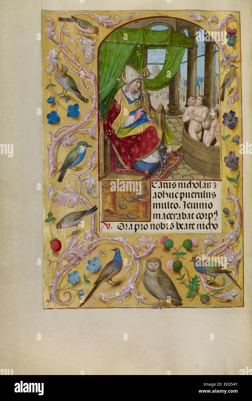 Saint Nicholas Rescuing Three Youths from a Tub; Master of the Lübeck ...