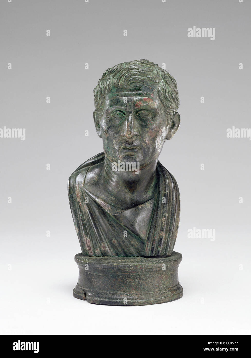 Portrait Bust of Menander; Unknown; 1 - 25; Bronze Stock Photo - Alamy