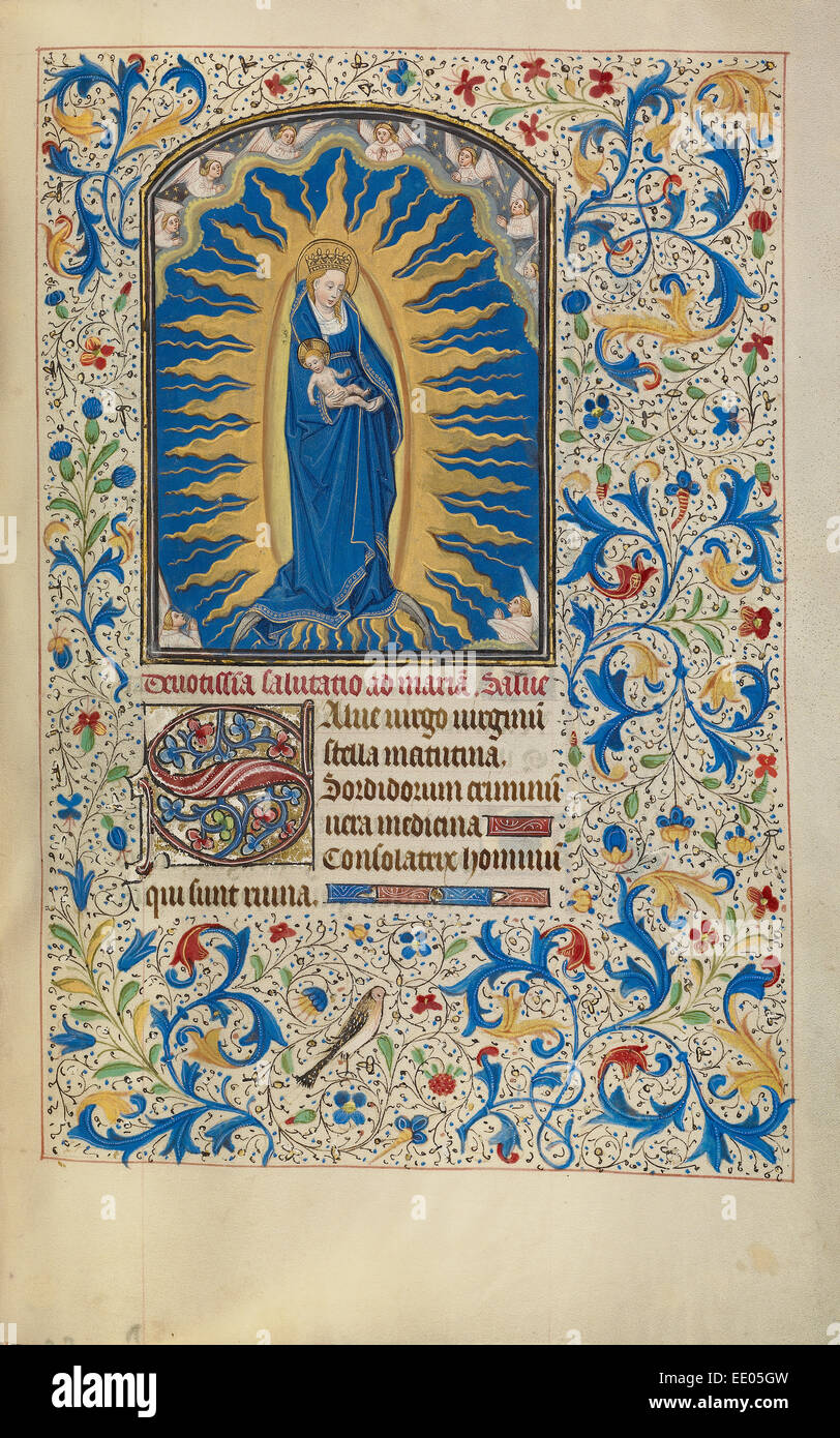 The Virgin and Child; Willem Vrelant, Flemish, died 1481, active 1454 ...