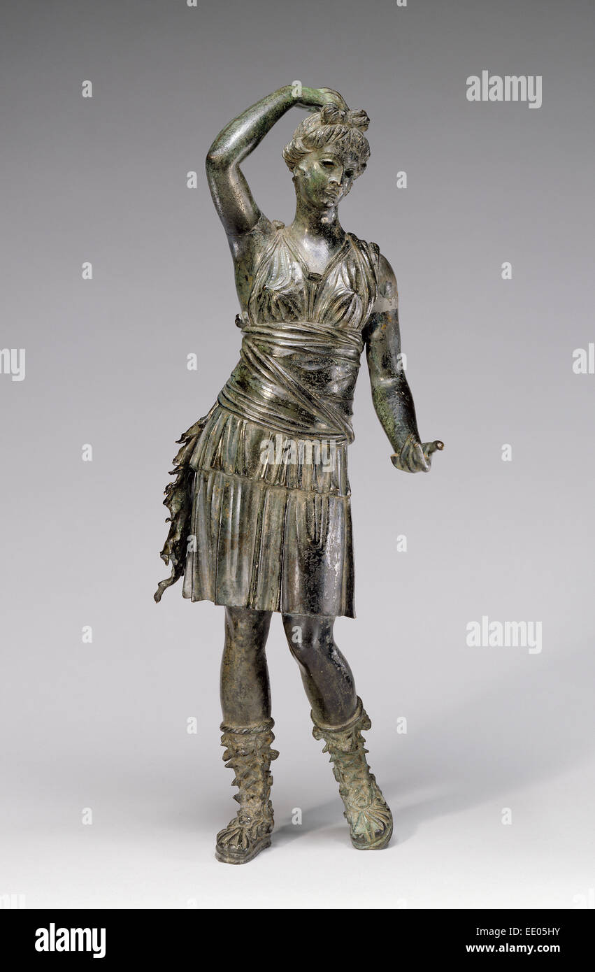 Statuette of Diana; Unknown; Asia Minor; 1st century B.C.; Bronze Stock ...