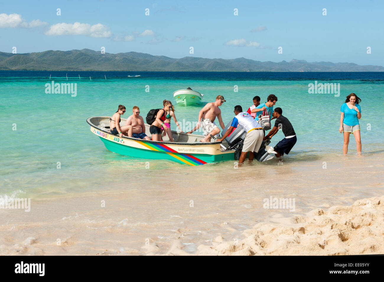 Dominikanische Republik, Nordküste, Punta Rusia (Punta Rucia), Insel ...