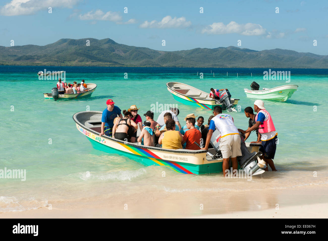 Dominikanische Republik, Nordküste, Punta Rusia (Punta Rucia), Insel ...