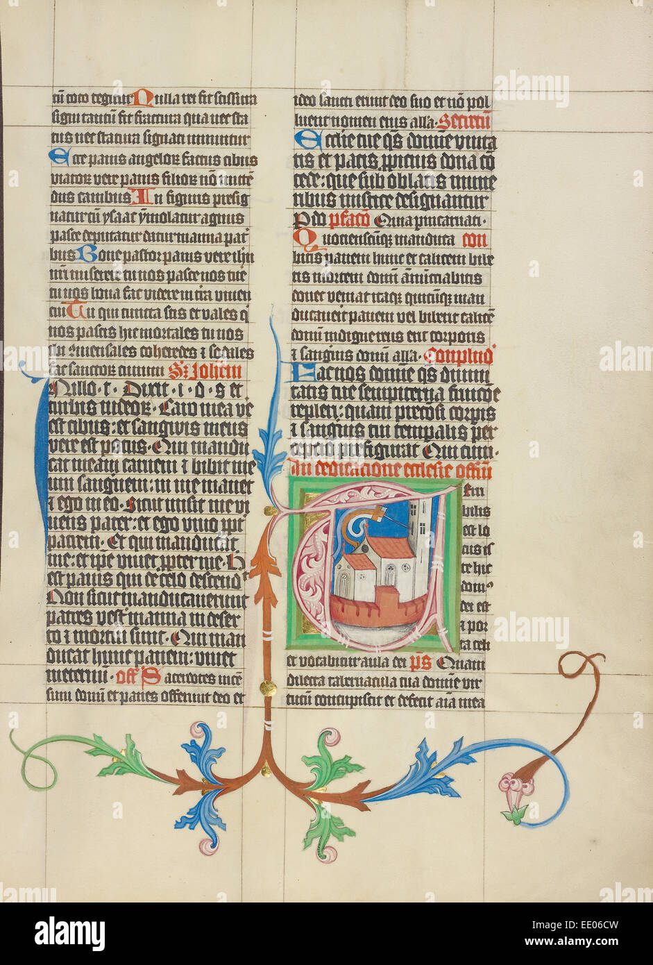 Initial T: A Church; Master Michael, Austrian, active about 1420 until ...