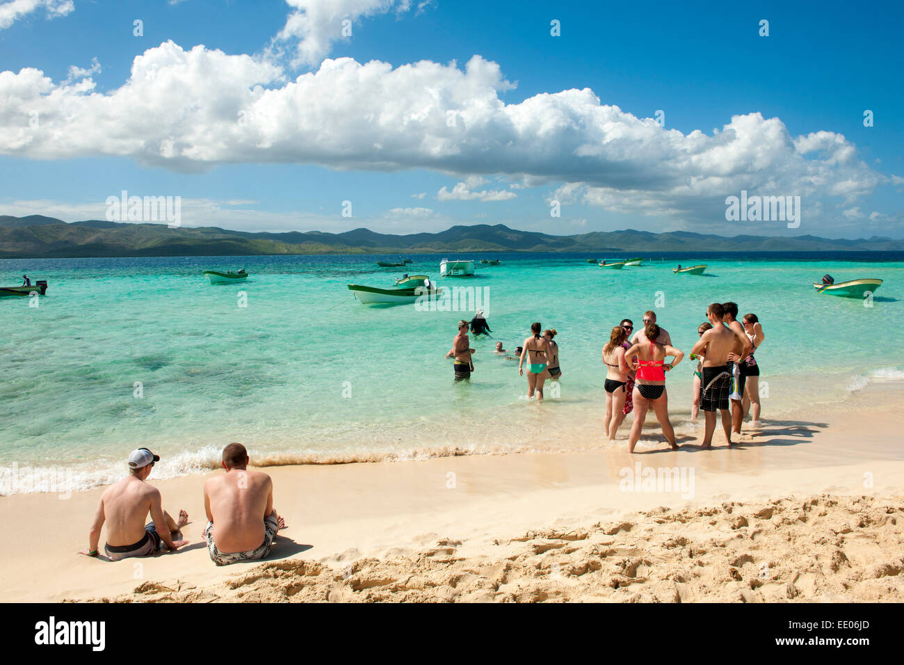 Dominikanische Republik, Nordküste, Punta Rusia (Punta Rucia), Insel ...