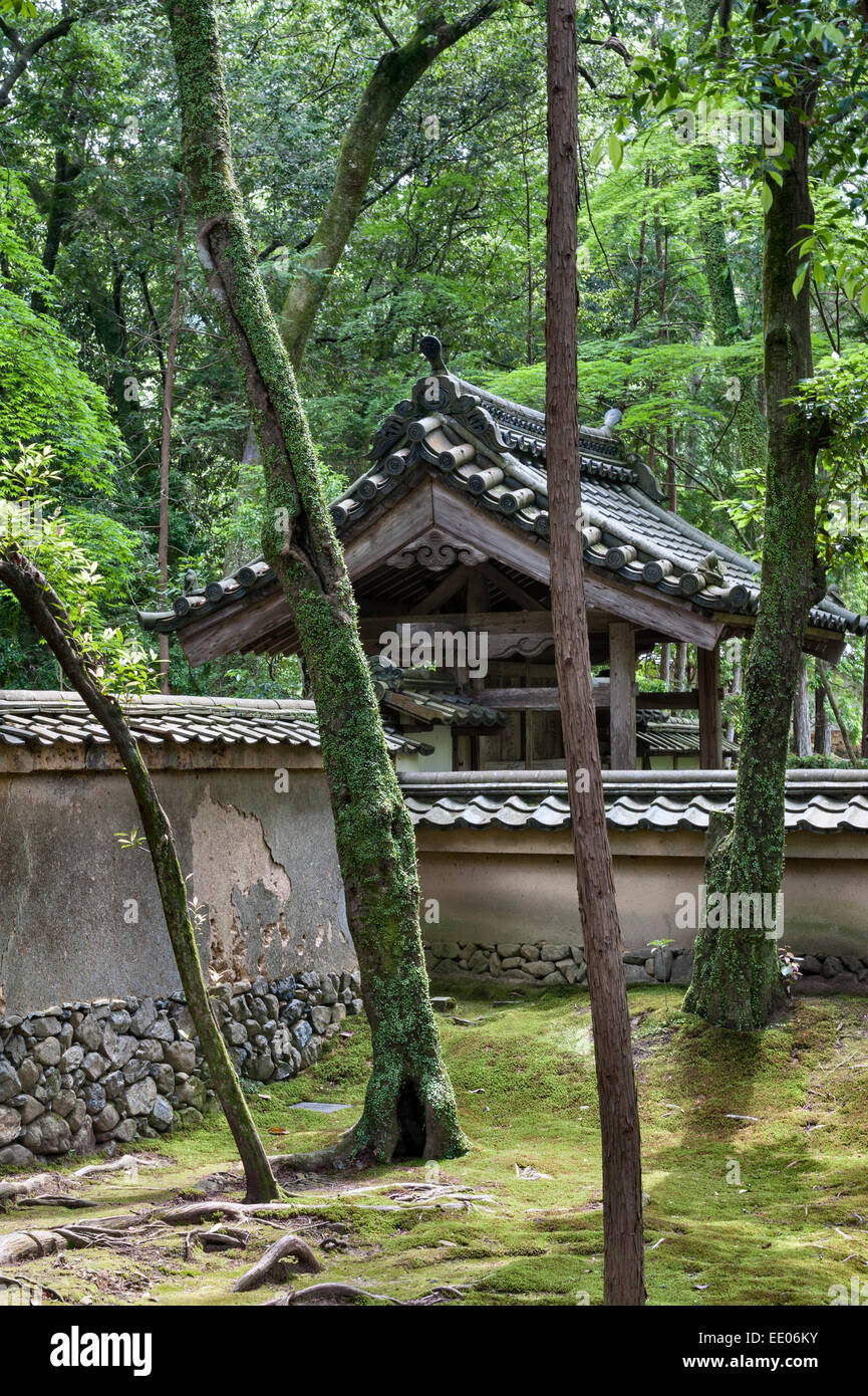 Saiho-ji zen temple (Koke-dera, the Moss Temple), Kyoto, Japan. Moss ...