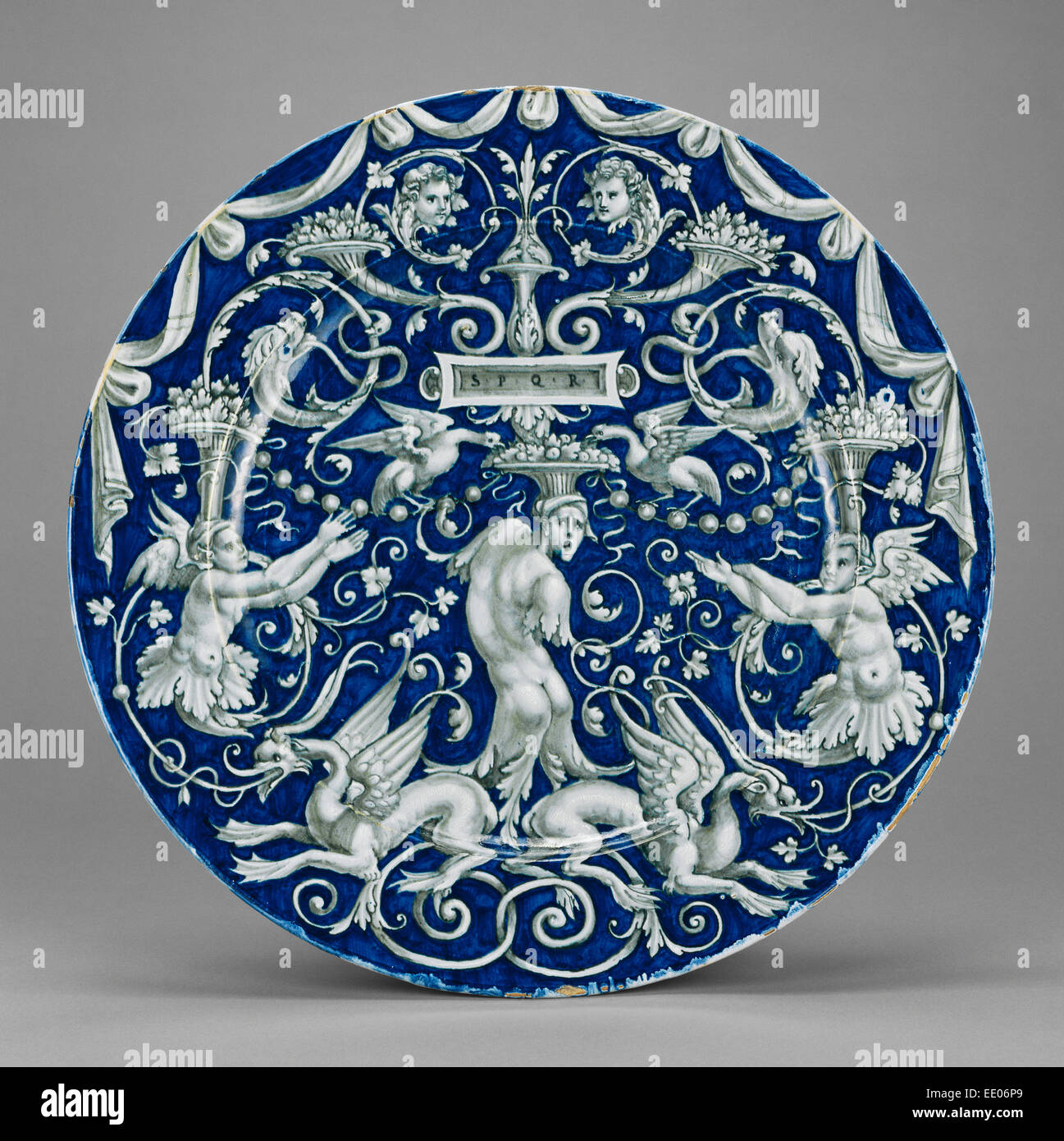 Plate with Grotesques; Unknown; Venice, Italy, Veneto, Europe; about ...