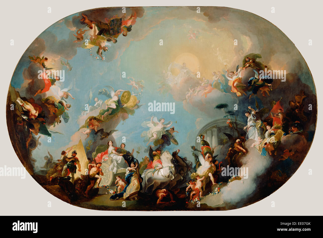 The Glorification of the Union of the Houses of Hapsburg and Lorraine ...