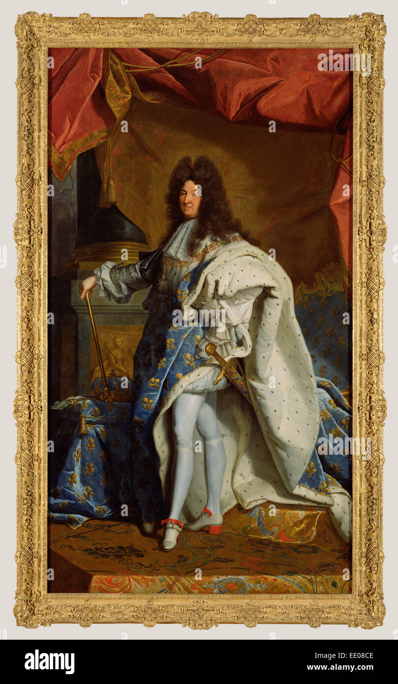 Portrait of Louis XIV; After Hyacinthe Rigaud, French, 1659 - 1743 ...