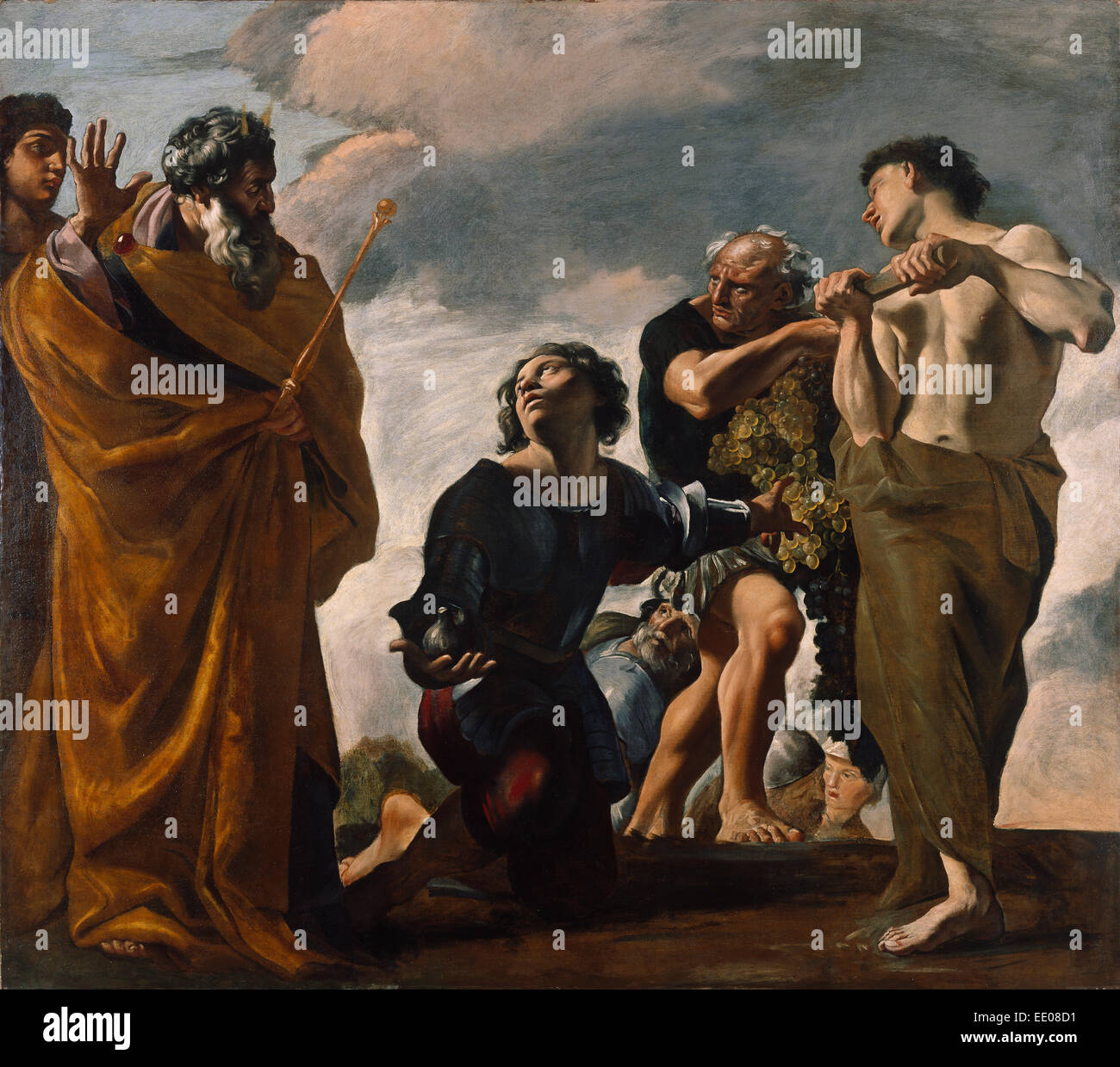 Moses and the Messengers from Canaan; Giovanni Lanfranco, Italian, 1582 ...