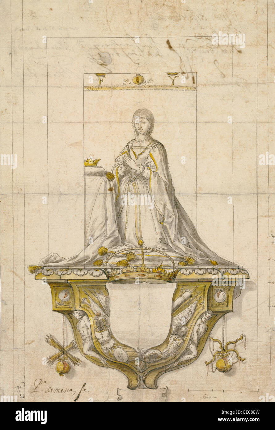 Study for a Statue of Queen Isabella; Pedro Mena y Medrano, Spanish ...