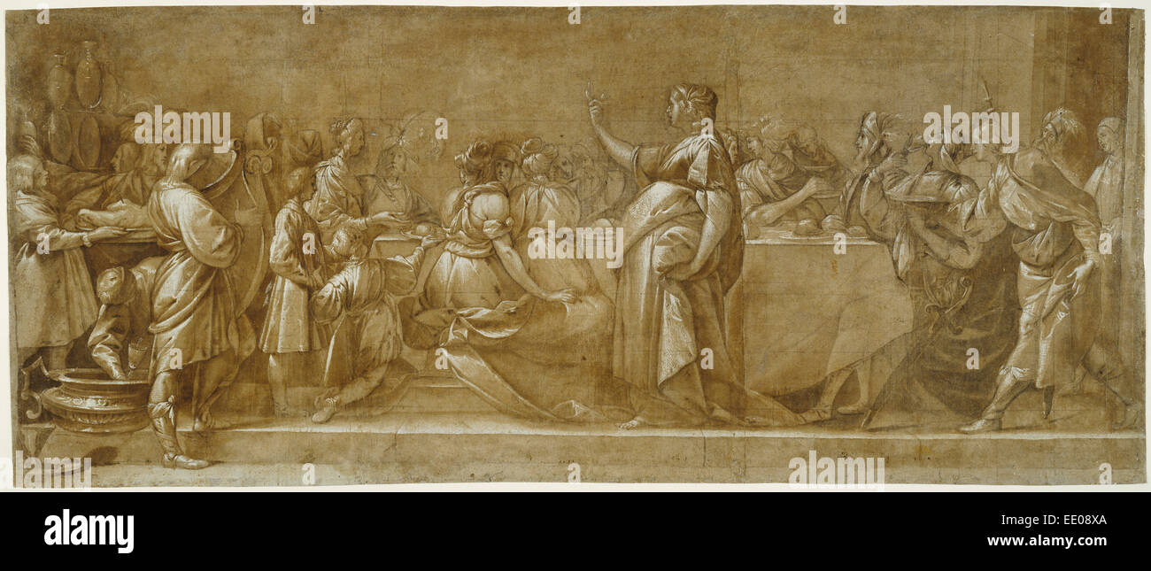A Banquet; Morazzone (Pier Francesco Mazzuchelli), Italian, 1573 - 1626 ...