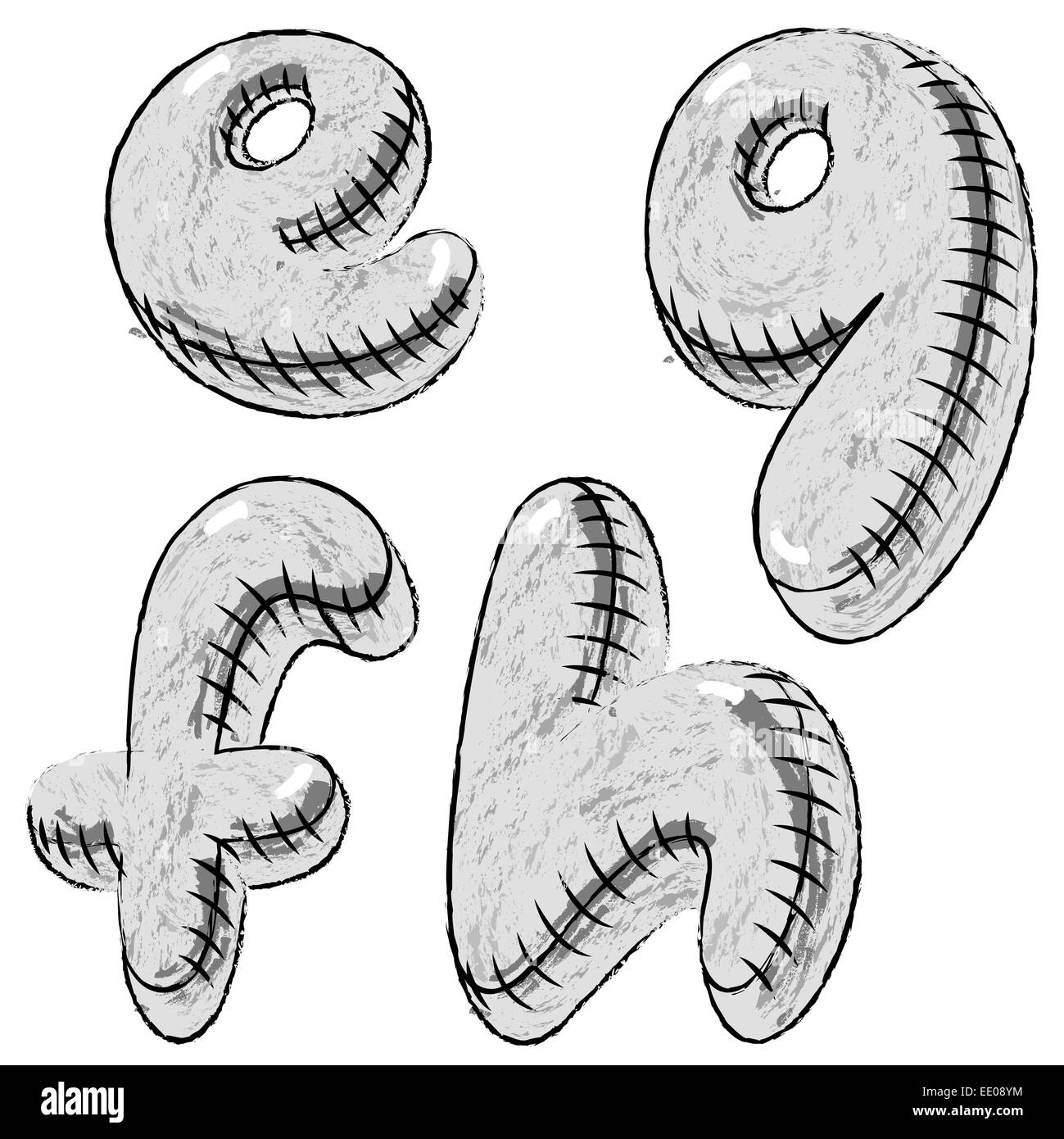 Letter e drawing Black and White Stock Photos & Images - Alamy