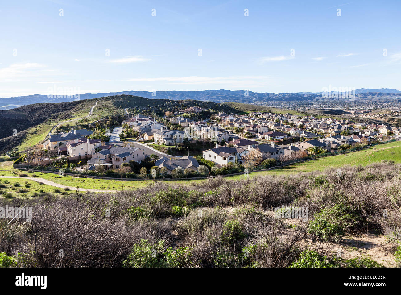 Suburban Simi Valley west of Los Angeles, California Stock Photo - Alamy