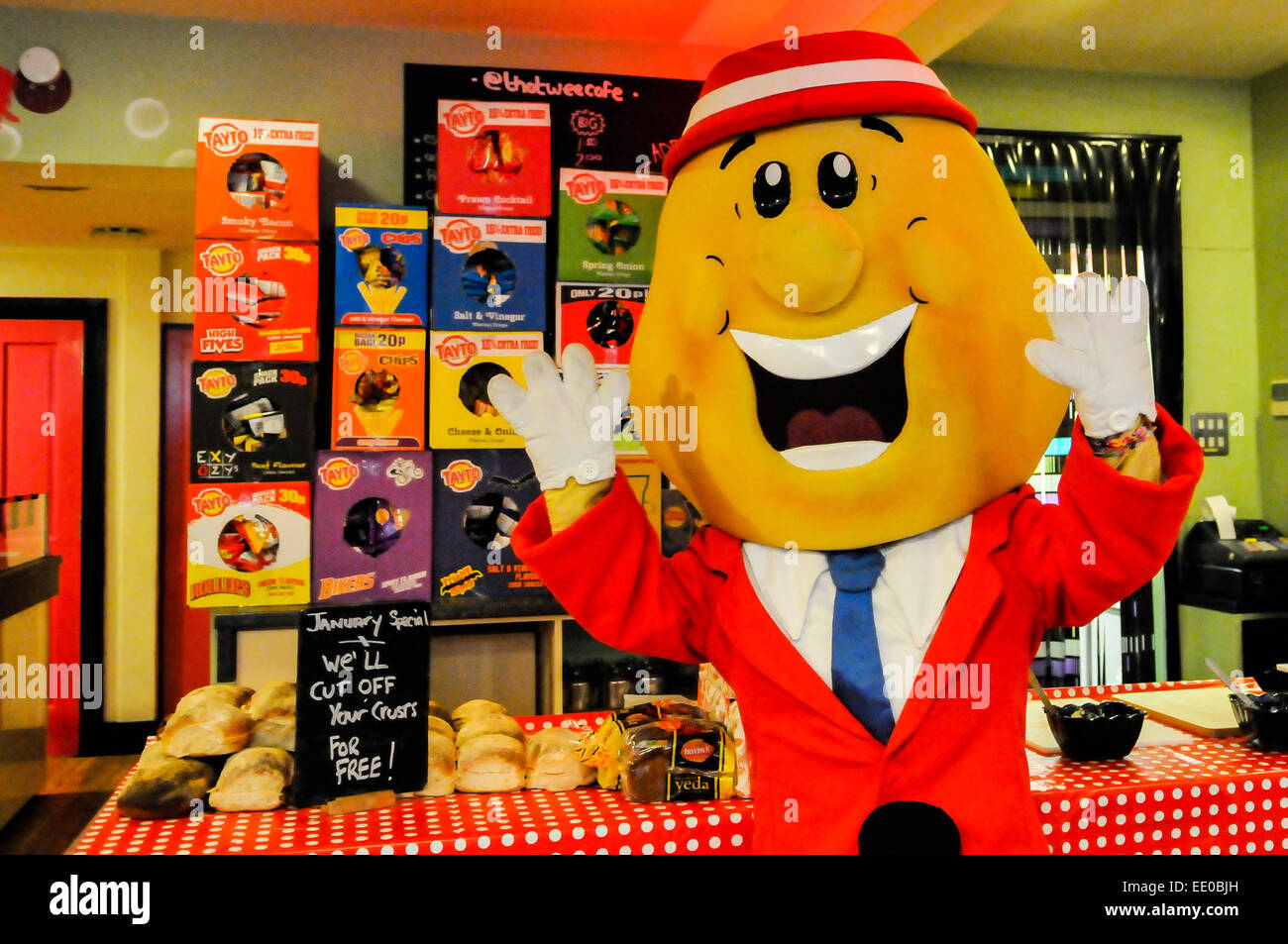 Belfast, Northern Ireland. 12th January, 2015. Local celebrity "Mr ...