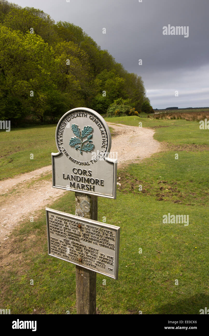 UK, Wales, Swansea, Gower, Llanrhidian, North Coast, Cors Landimore ...