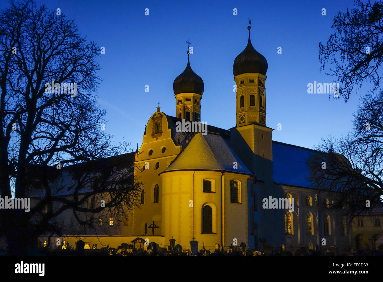 Kloster Benediktbeuern, Oberbayern, Bayern, Deutschland, Germany, Upper ...