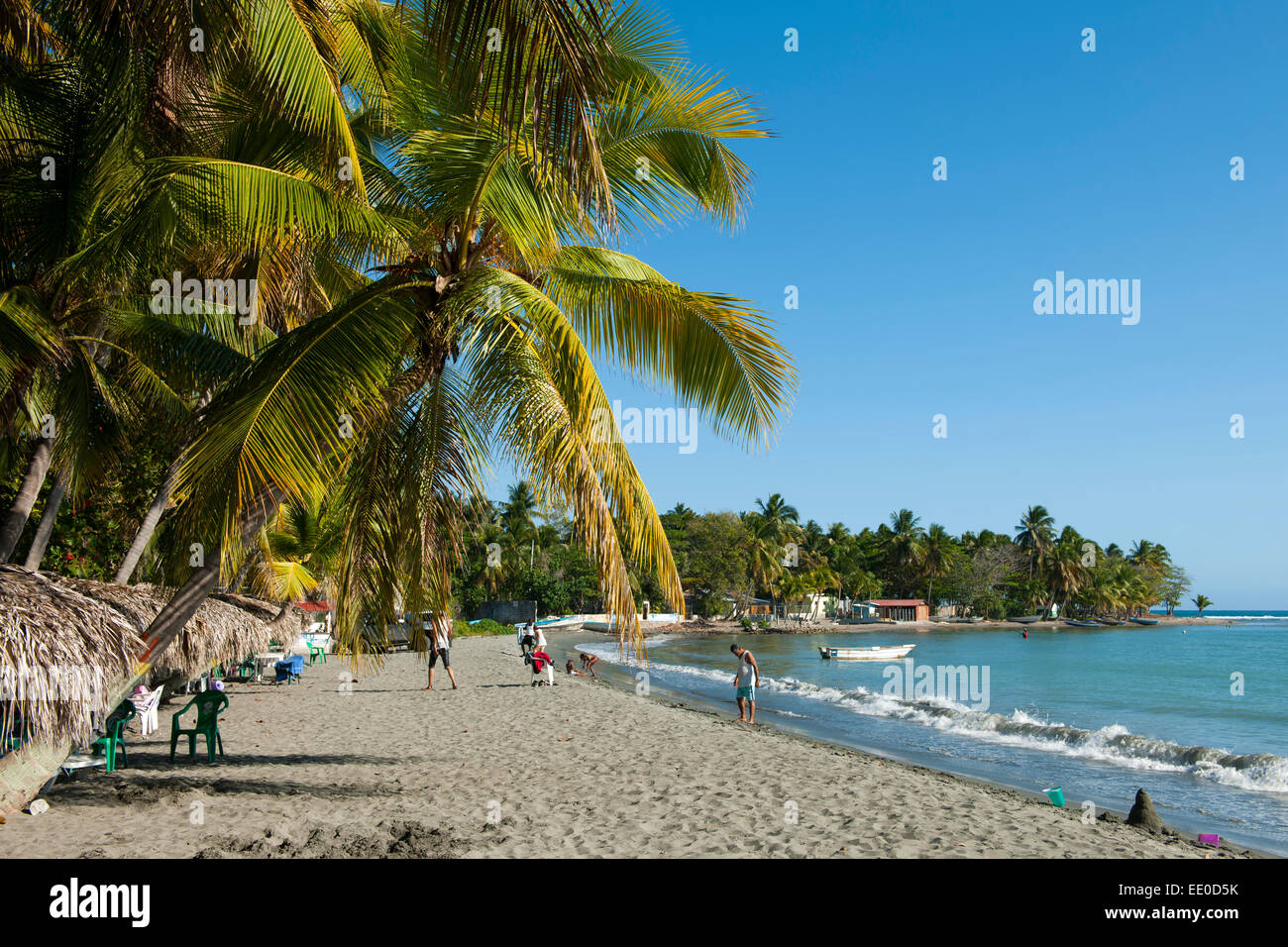 Dominikanische Republik, Südwesten, San Christobal, Strand Playa ...