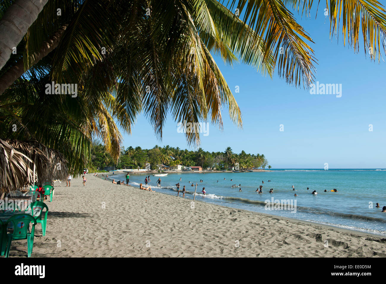 Dominikanische Republik, Südwesten, San Christobal, Strand Playa ...