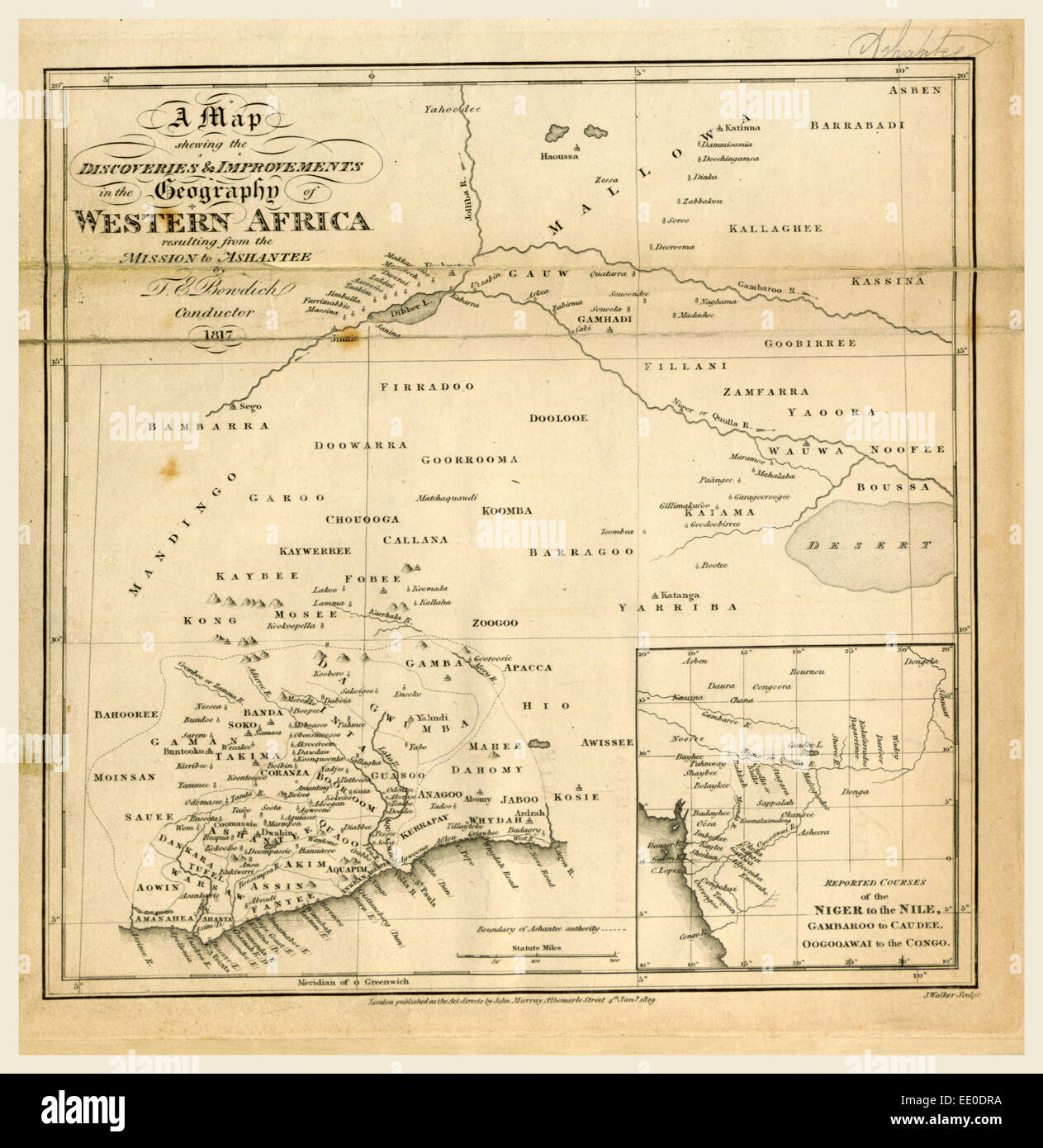 Western africa map hi-res stock photography and images - Alamy