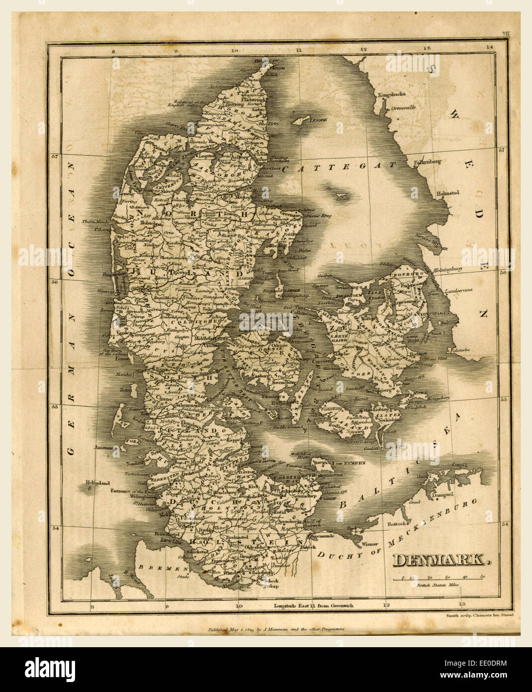 1819 map hi-res stock photography and images - Alamy