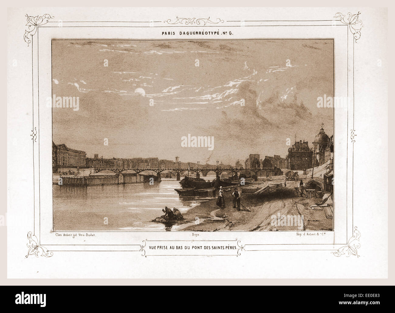 View of the pont des saints peres hi-res stock photography and images - Alamy